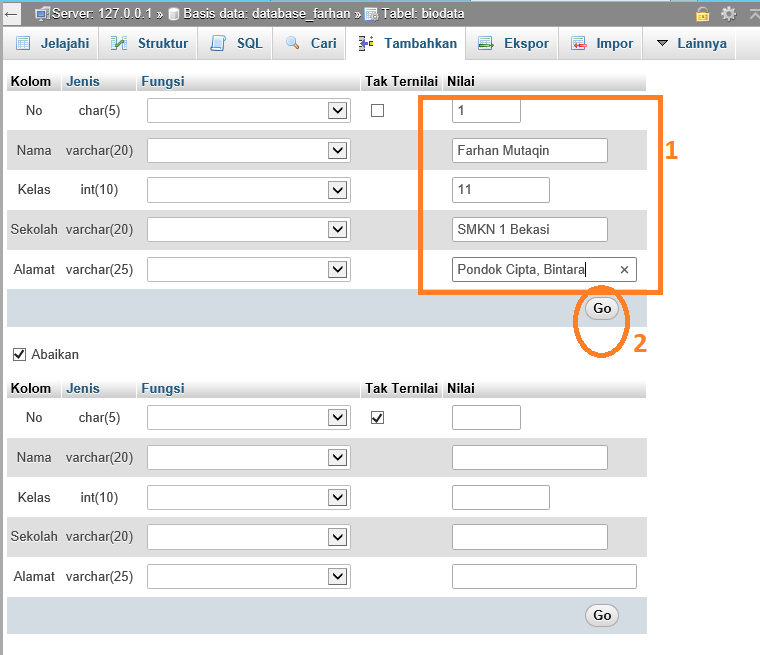 Cara Konfigurasi Database MySQL di XAMPP - Let's Read