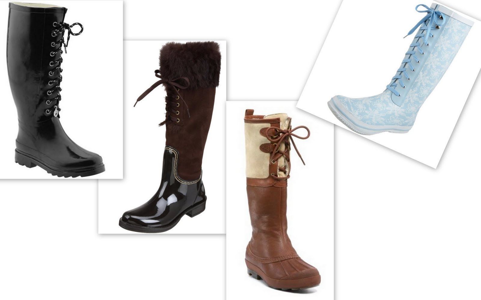 Style-Delights: Rain Boots Look Book - 6 Styles Of Puddle Splashing!