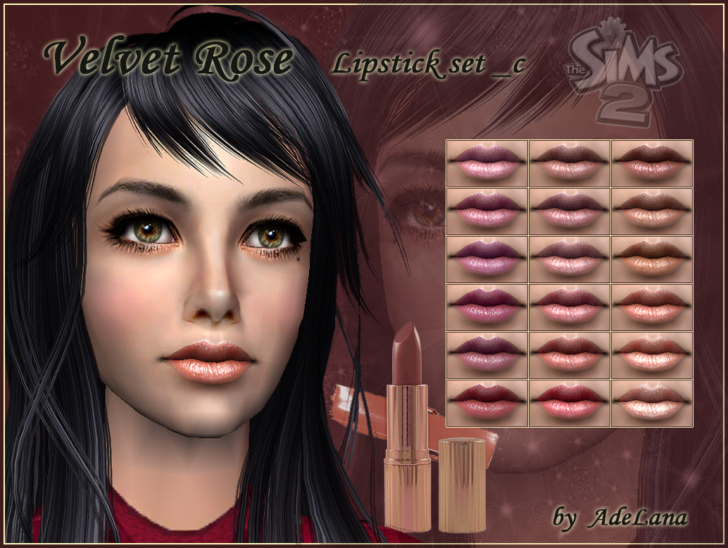 My Sims city block: Помада "LipstickSet_c" (The Sims 2)