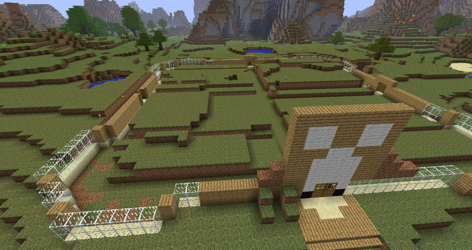 Scott's Rambles: Re-creating Ethos minecraft buildings - Day 1