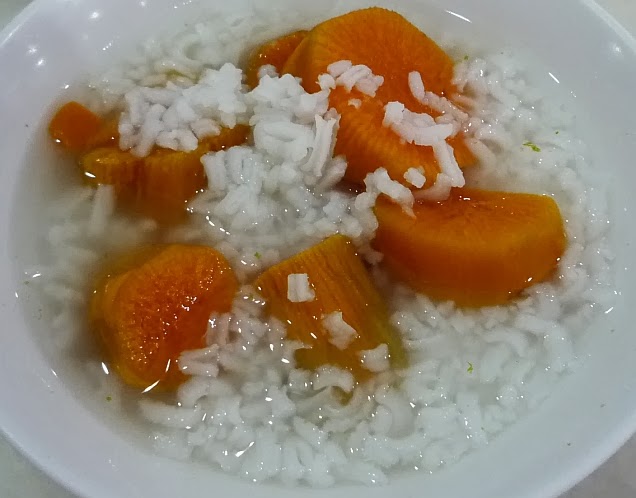 (Eat to Live) or (Live to Eat): Sweet potato congee