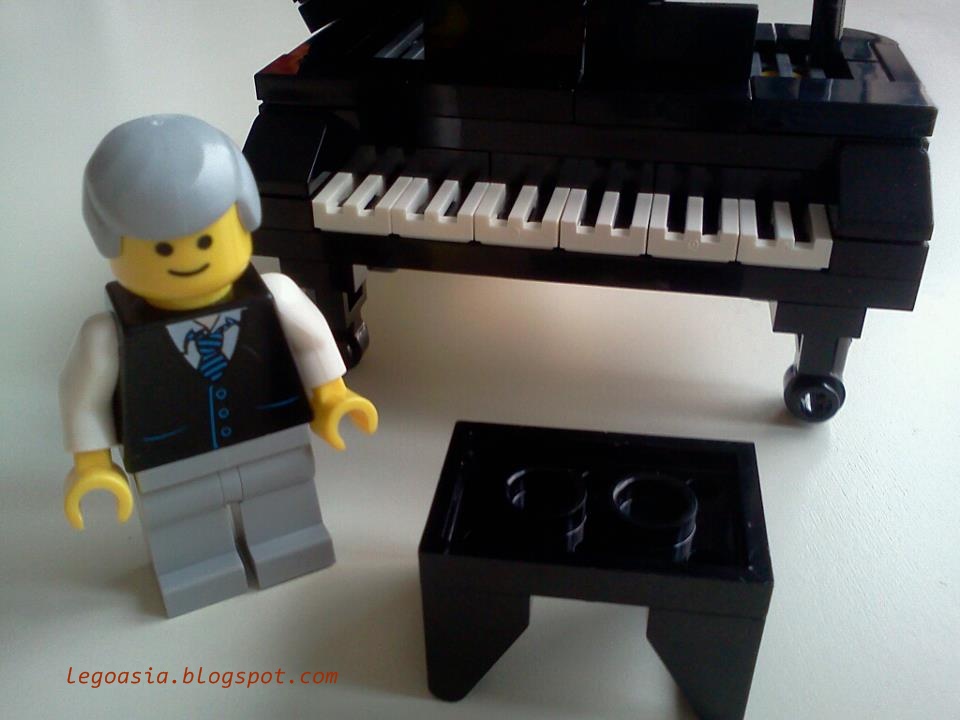 Lego Asia: Lego Grand Piano MOC