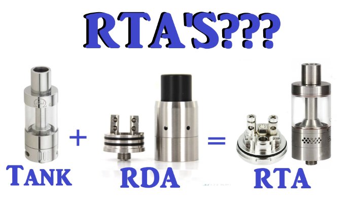 macam atomizer apa yang di maksud RBA,RTA,RDA dan RDTA?