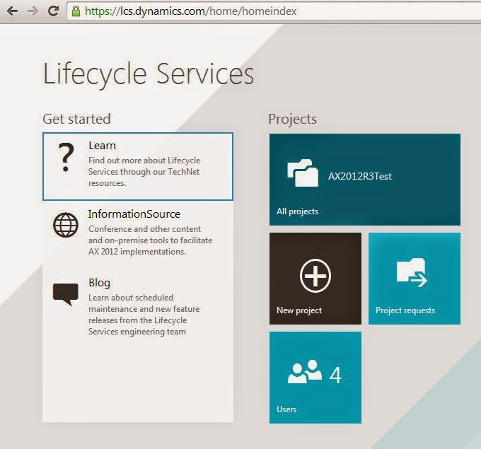 Dynamics AX: Azure, Azure service models, Lifecycle services