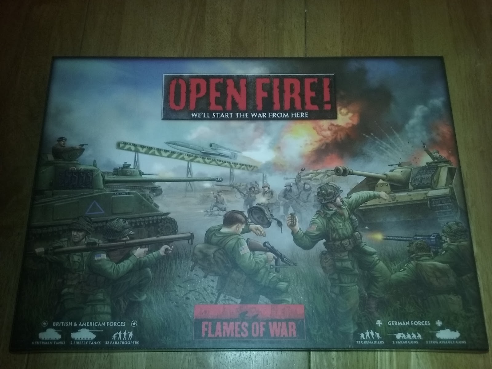 Flames Of War Open Fire Starter Set Unboxing
