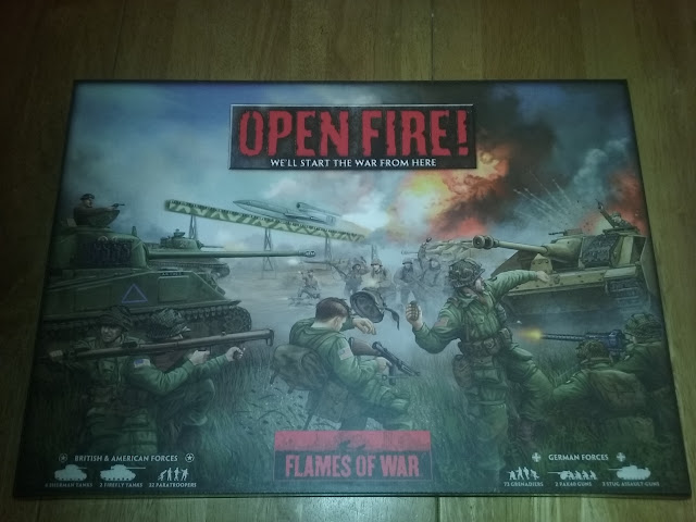 Flames of War Open Fire Starter Set unboxing