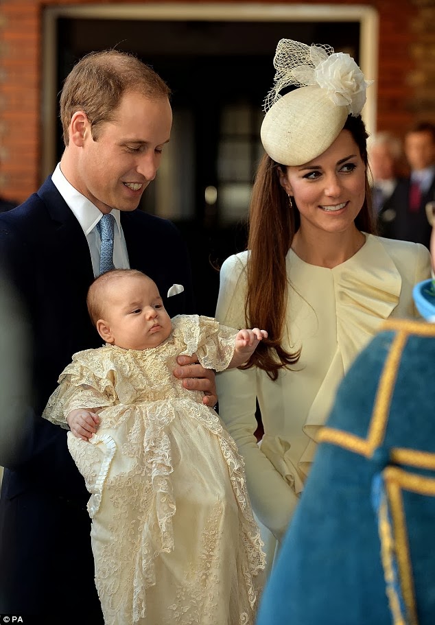 Today World News: Prince George baptism