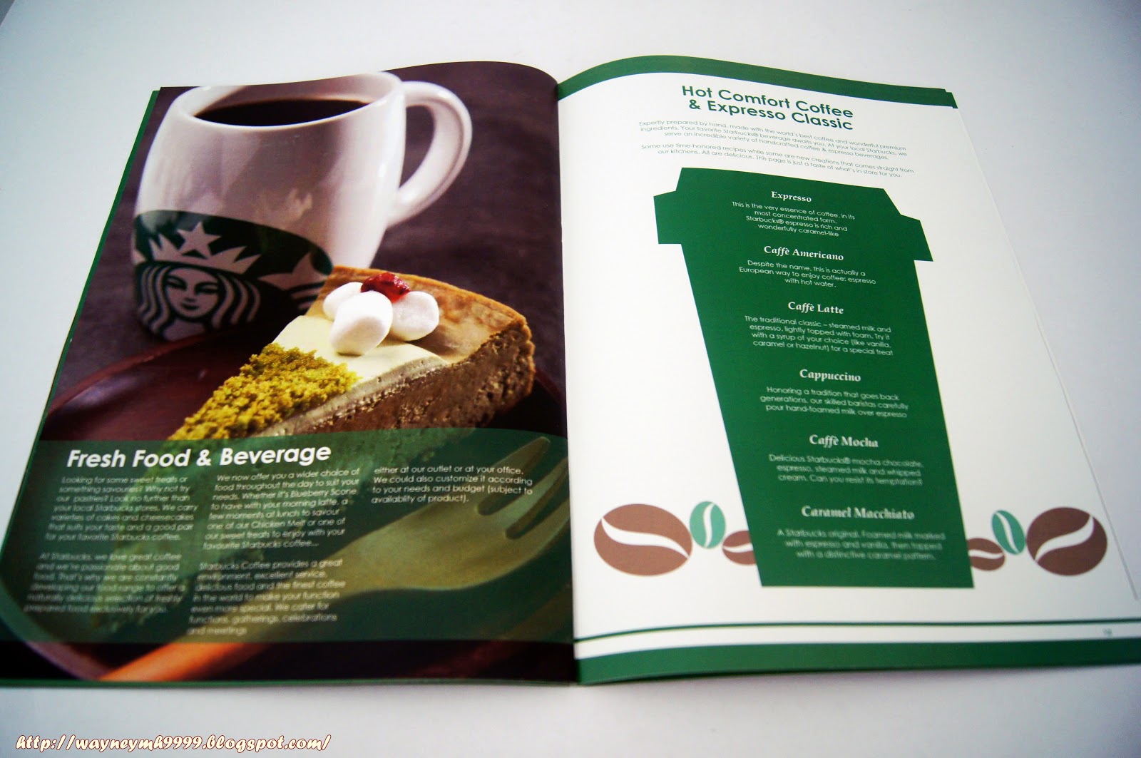 Wayne's Journal: Starbucks Brochure