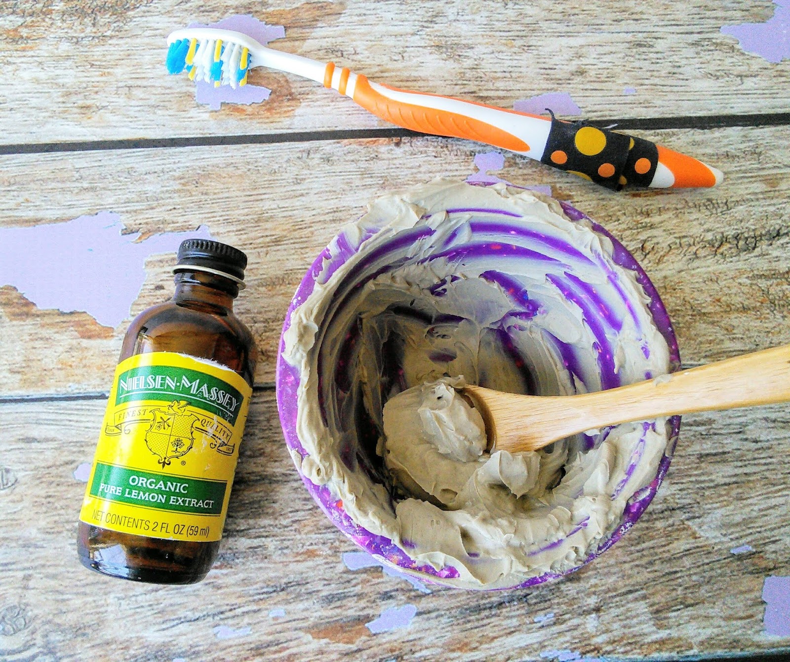 Homemade Natural Lemon Drop Toothpaste