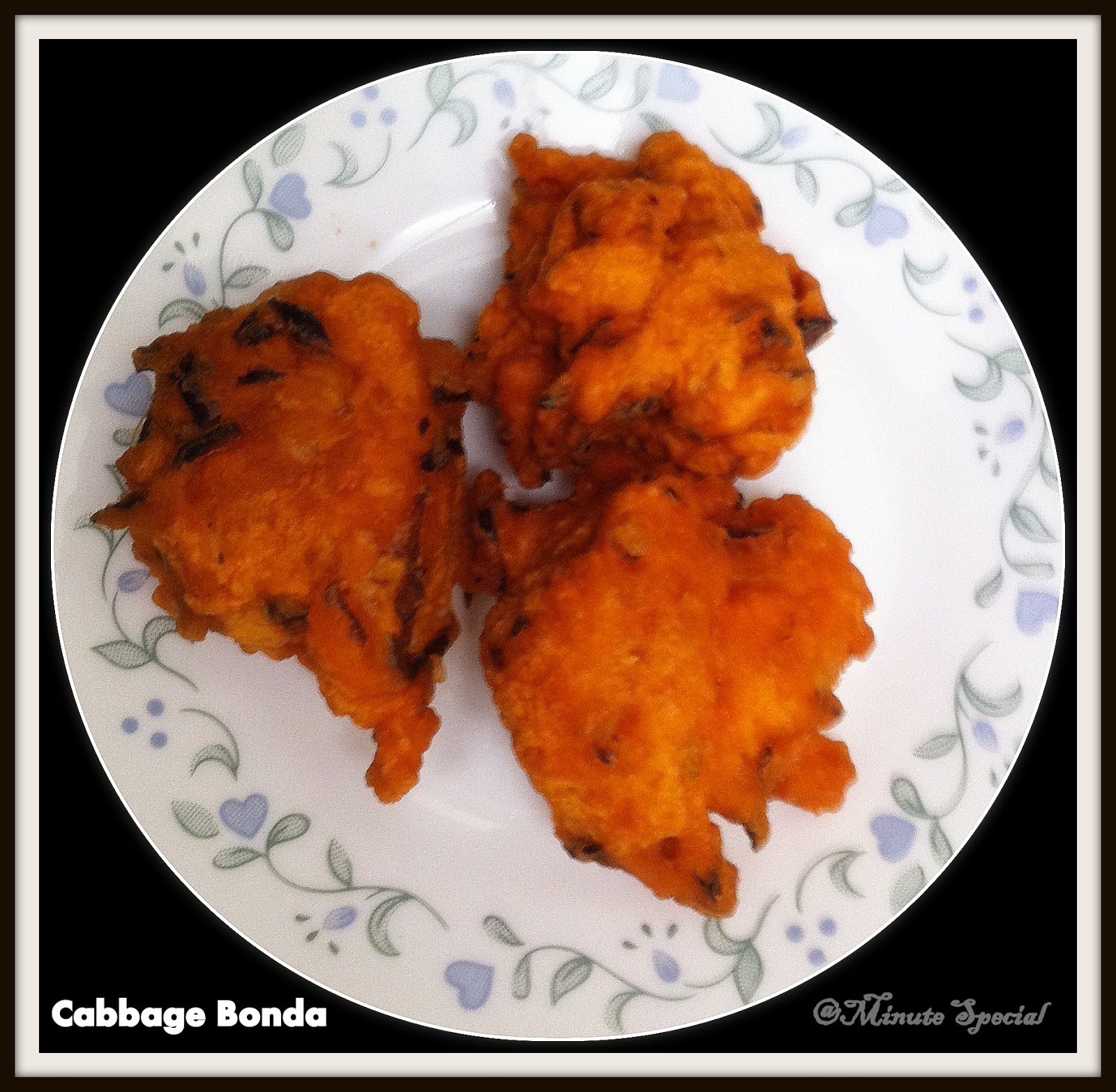 Minute Special: Cabbage Bonda