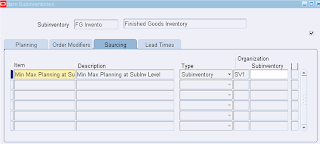 Oracle Applications: Oracle Min Max Planning