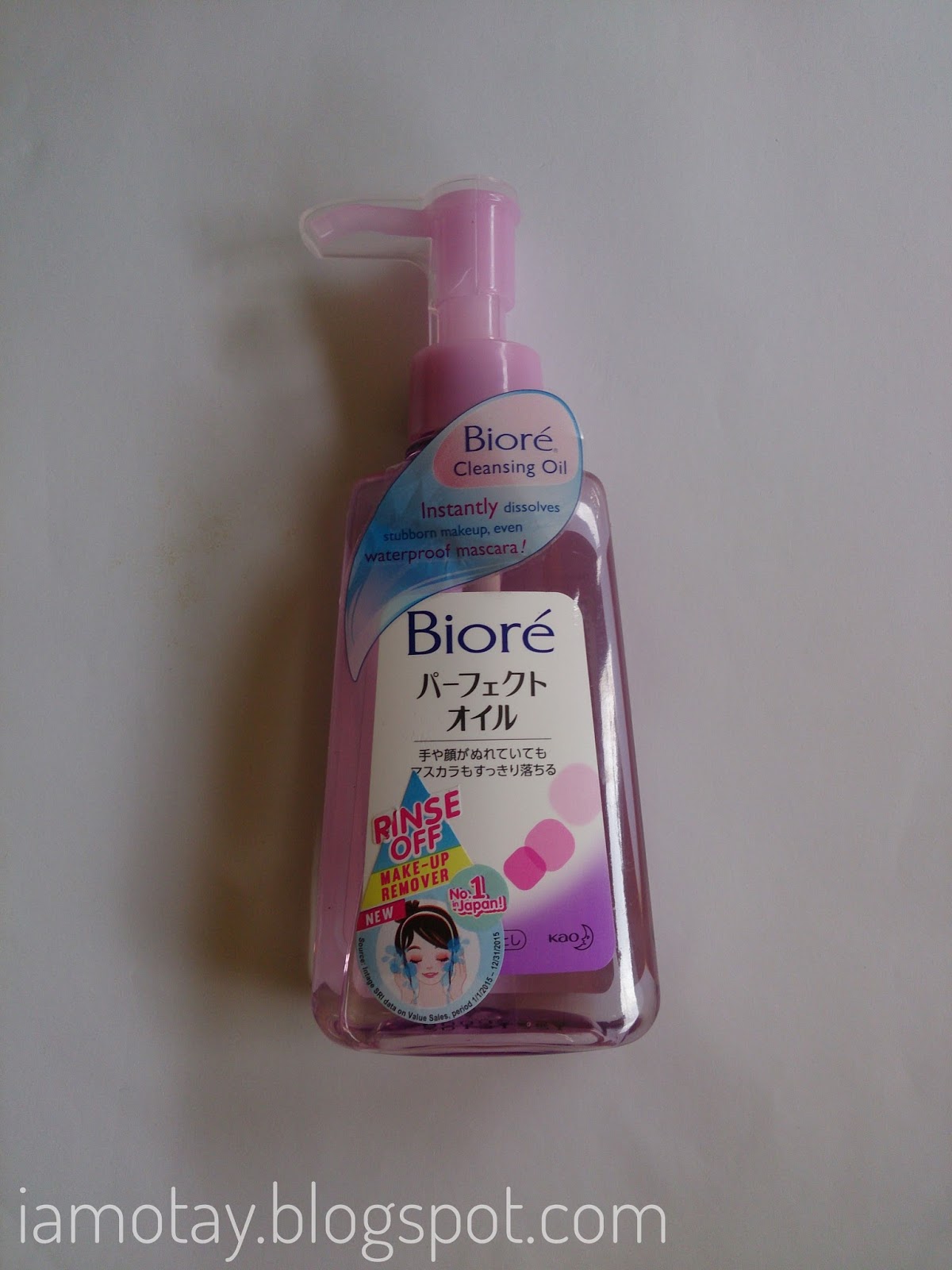 Biore Cleansing Oil Review - I AM OTAY