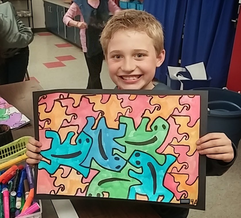 Art with Mrs. Seitz: MC Escher Tessellations
