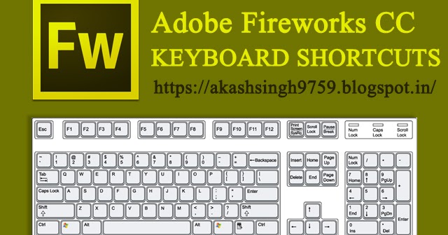 Akash Singh: Adobe Fireworks CC Keyboard Shortcuts