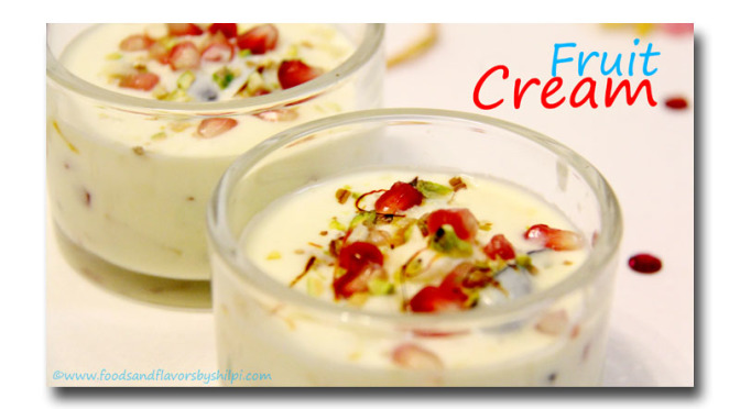 Fruit Cream Recipe Video | How To Make Indian Style Fruit Cream Recipe
