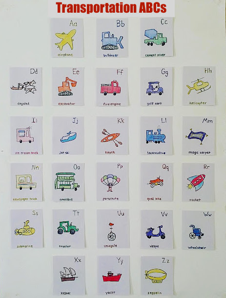 Man-Cub Mamas: Transportation ABCs