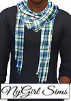 NyGirl Sims 4: Accessory Plaid Scarf