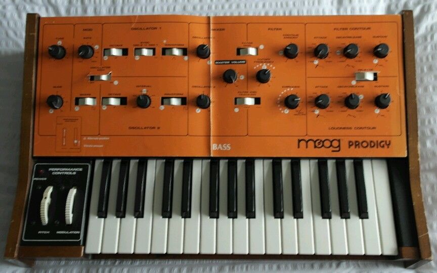 MATRIXSYNTH: MOOG PRODIGY with Original Patch Sheet Overlays
