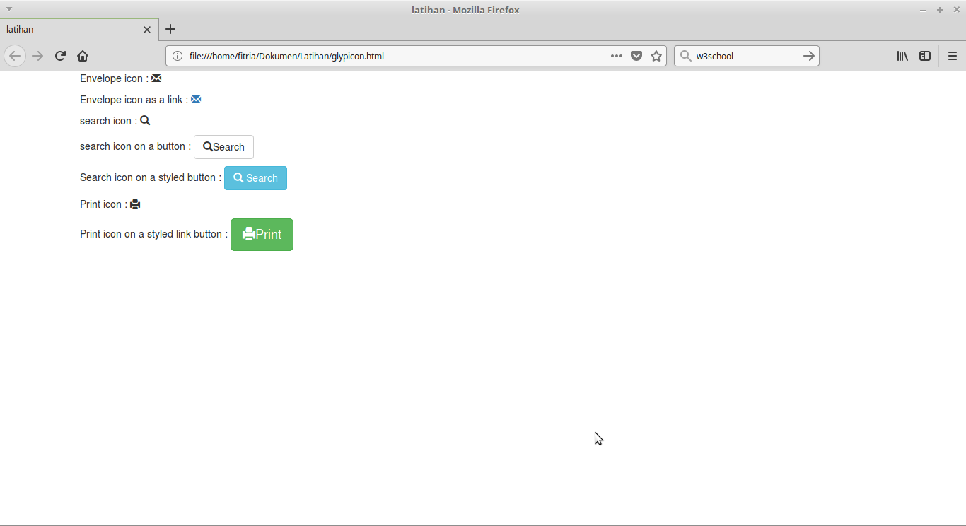Papanbelajar: Bootstrap : Glyphicons