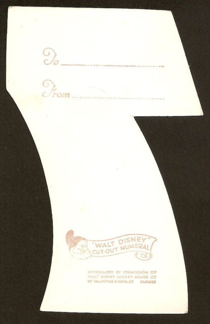 Filmic Light - Snow White Archive: Valentine & Sons Snow White "Cut-Out ...