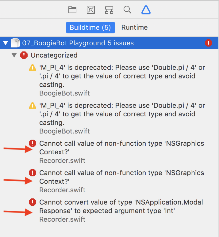 How To Fix 07boggiebotplayground Errors Cannot Call Value Of Non Function Type
