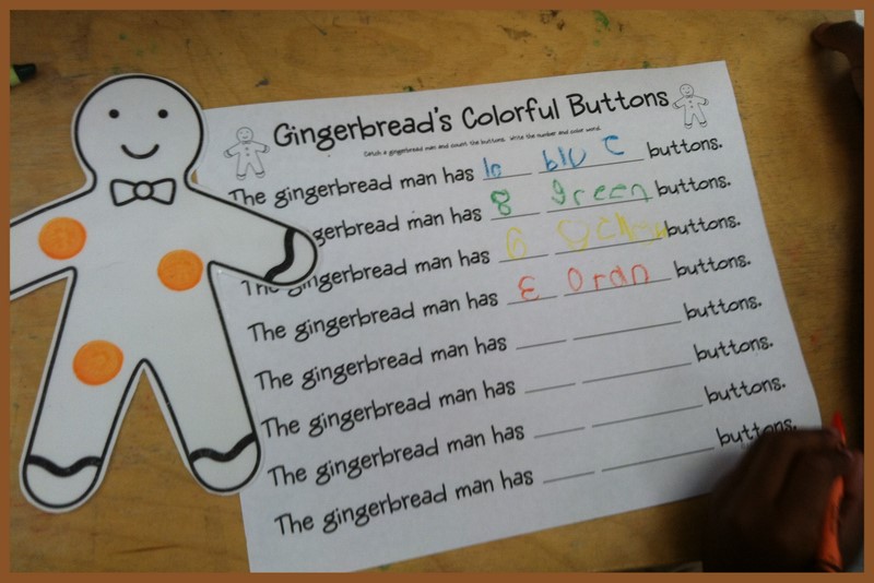 Sweet Kindergarten: GingerBread Week 2