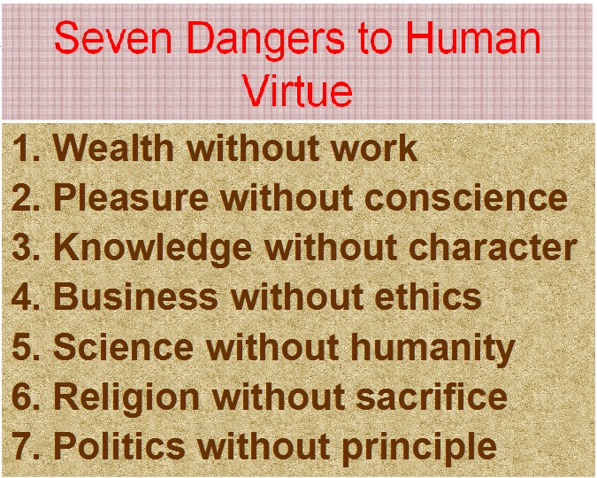 Good Messages And Jokes: Dangers of human life