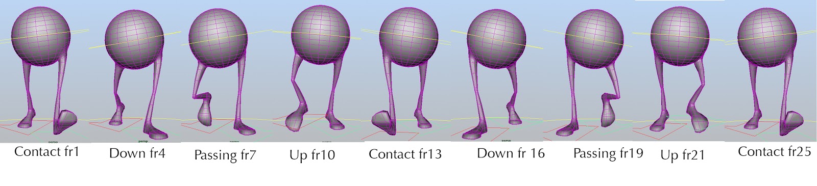 Rebecca Meilak: Animation Portfolio: Walk Cycles: Week 4