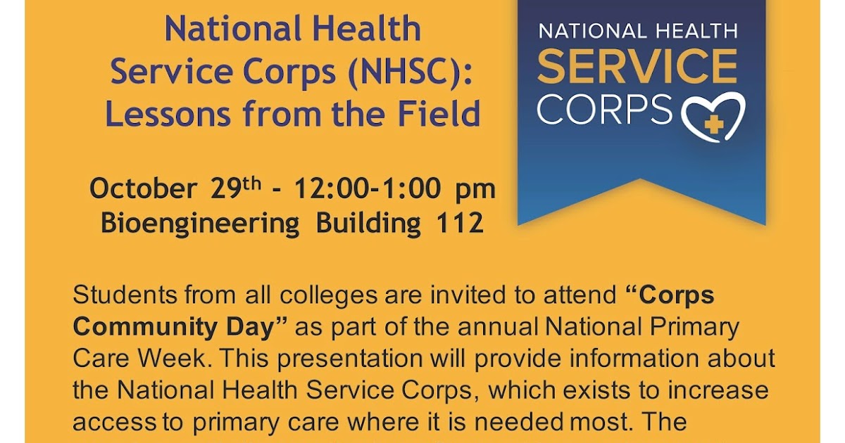 National Health Service Corps: Lessons from the Field