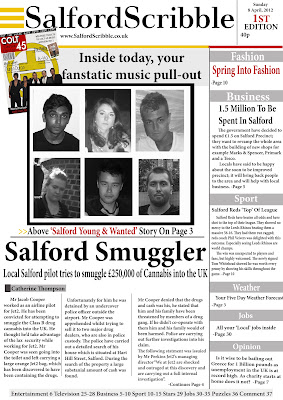 A2 Advanced Portfolio: Newspaper-Salford Scribble