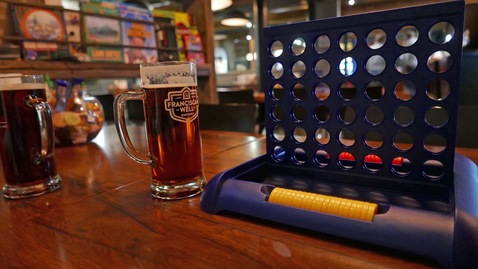 Food and Games at Barcadia. Retro Arcade with Bar and Kitchen