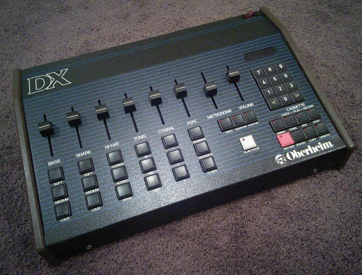 MATRIXSYNTH: Oberheim DX Drum Machine SN D42924