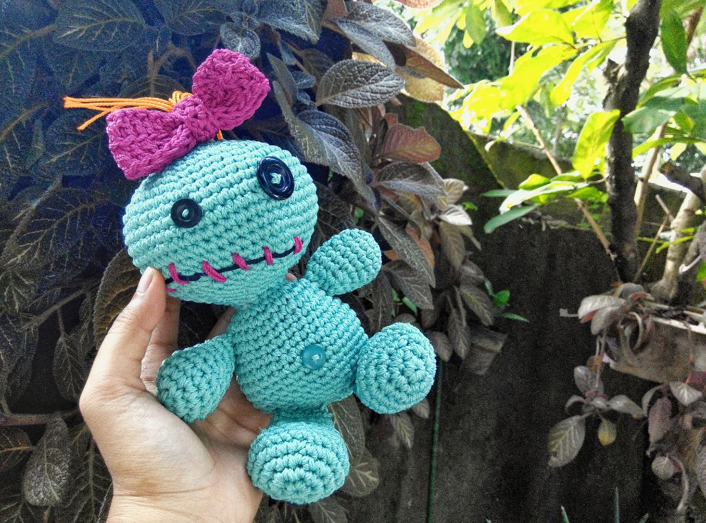 Pola Boneka Rajut Scrump VooDoo Doll - Rajut Merajut by Perajut Muda