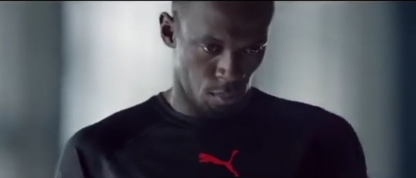 Atleti Puma pubblicità con Usain Bolt e Antoine Griezmann con Foto ...