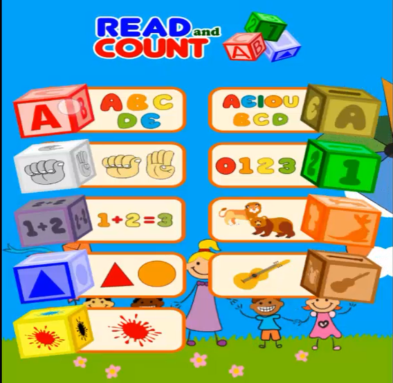 Read and Count Preschool Educational Apps For Kids - Education For Kids ...