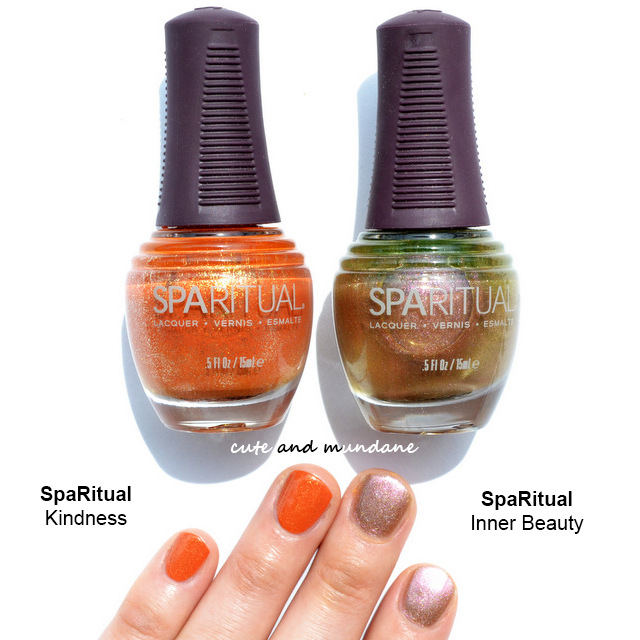 Cute and Mundane: SpaRitual Reflect nail lacquer collection review ...