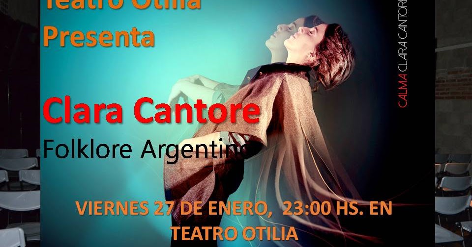 ARCHIVO EDITADO: OTILIA PRESENTA: CLARA CANTORE EN TANTI
