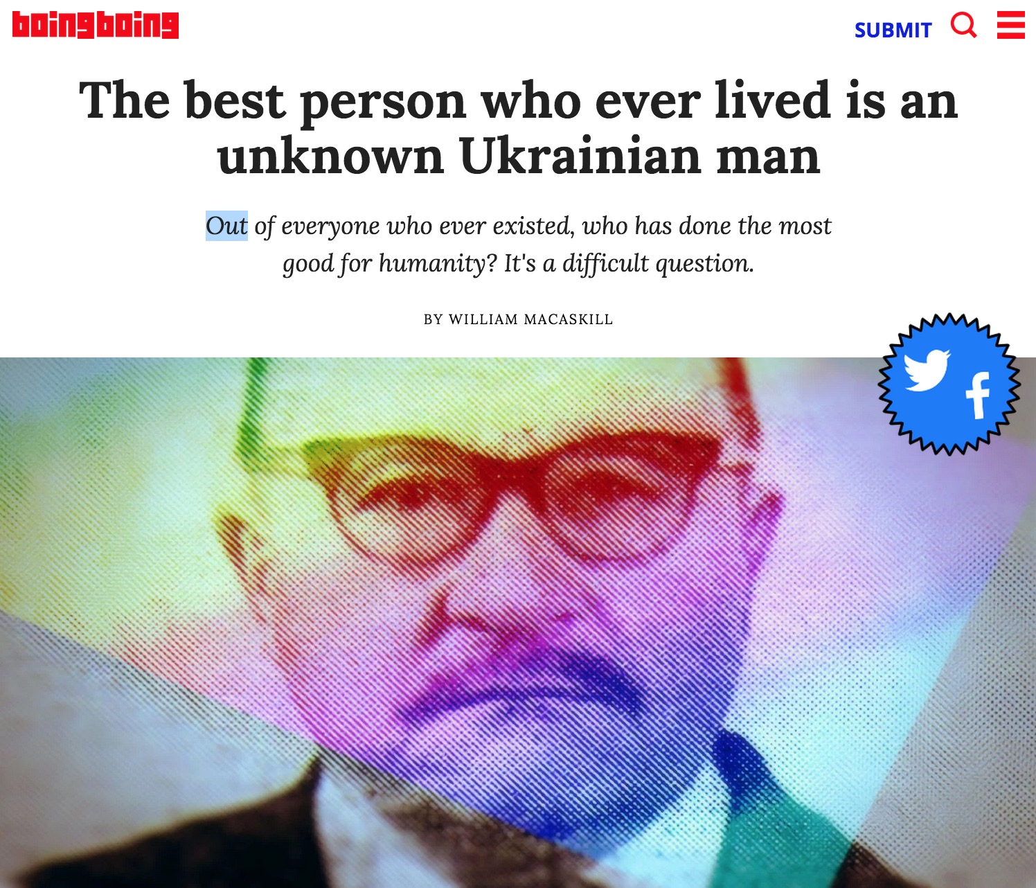 The Best Person Who Ever Lived? And Best Country Ever? – Economic Thinking