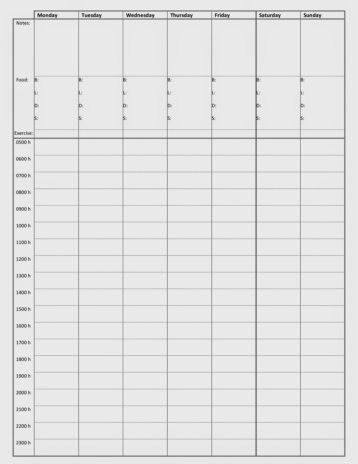 Study Schedule Template Pdf - PDF Template