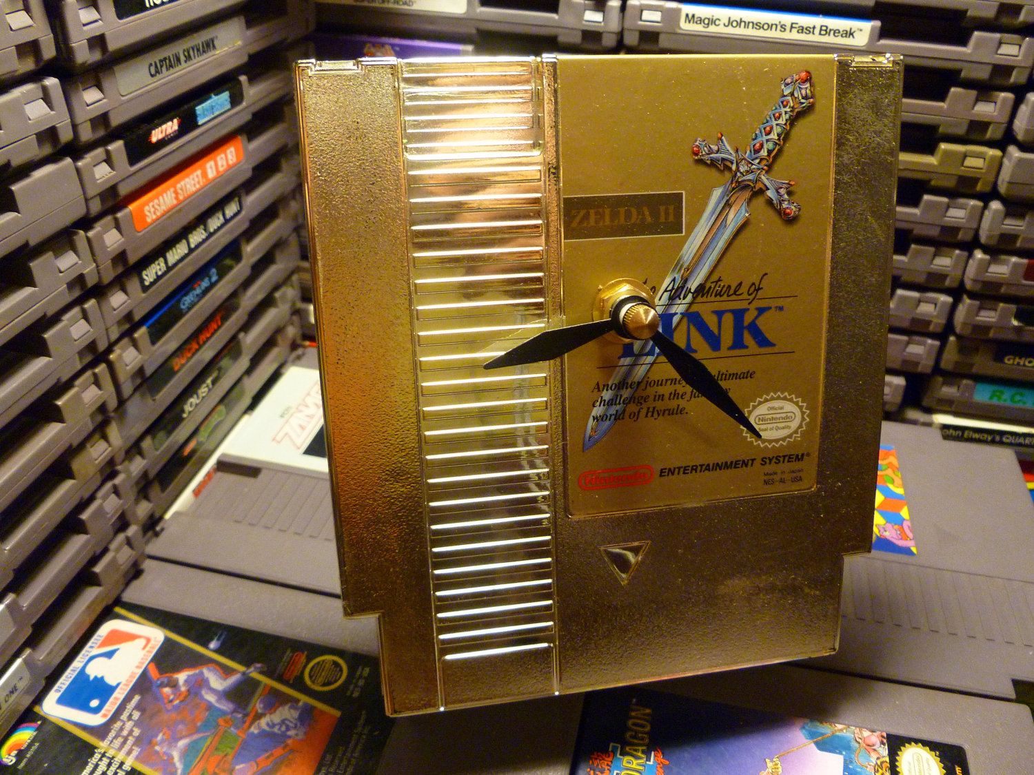 PoP-ArT Emporium: Original NES Cartridge Desk Clocks