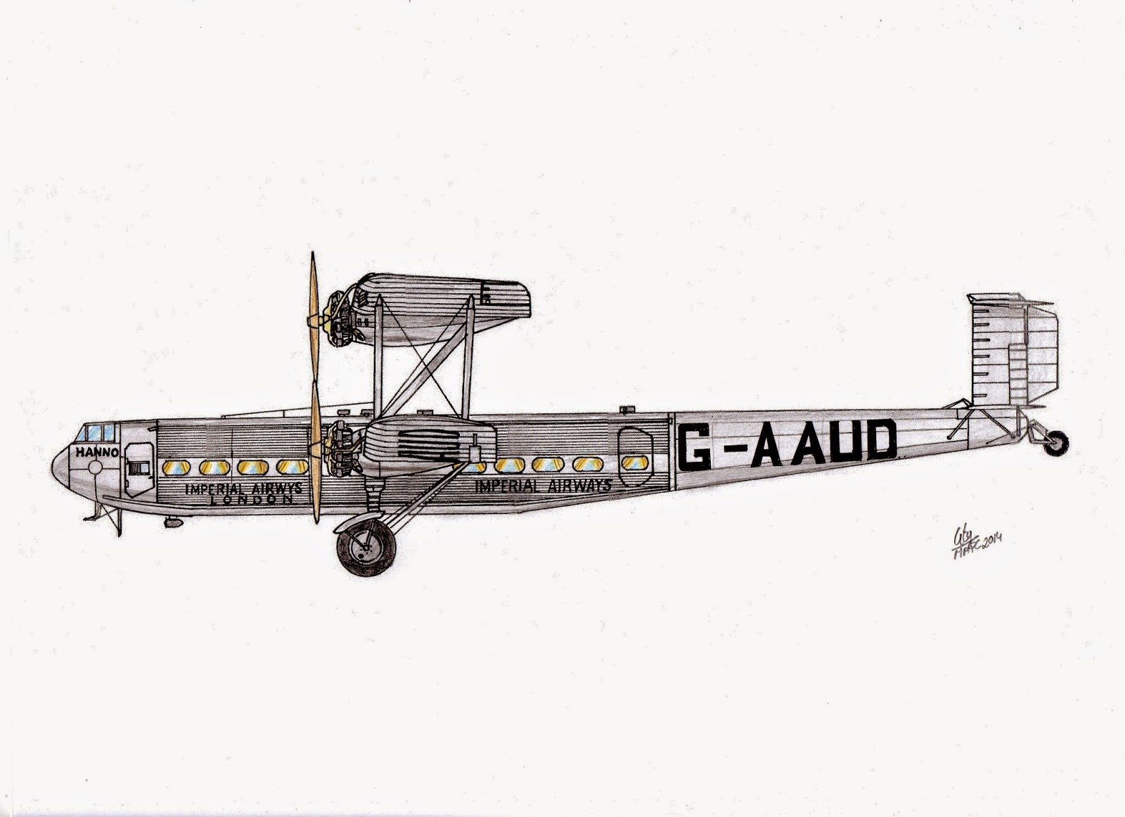 MI BLOG DE HISTORIA DE LA AVIACIÓN: Handley Page H.P.42/45
