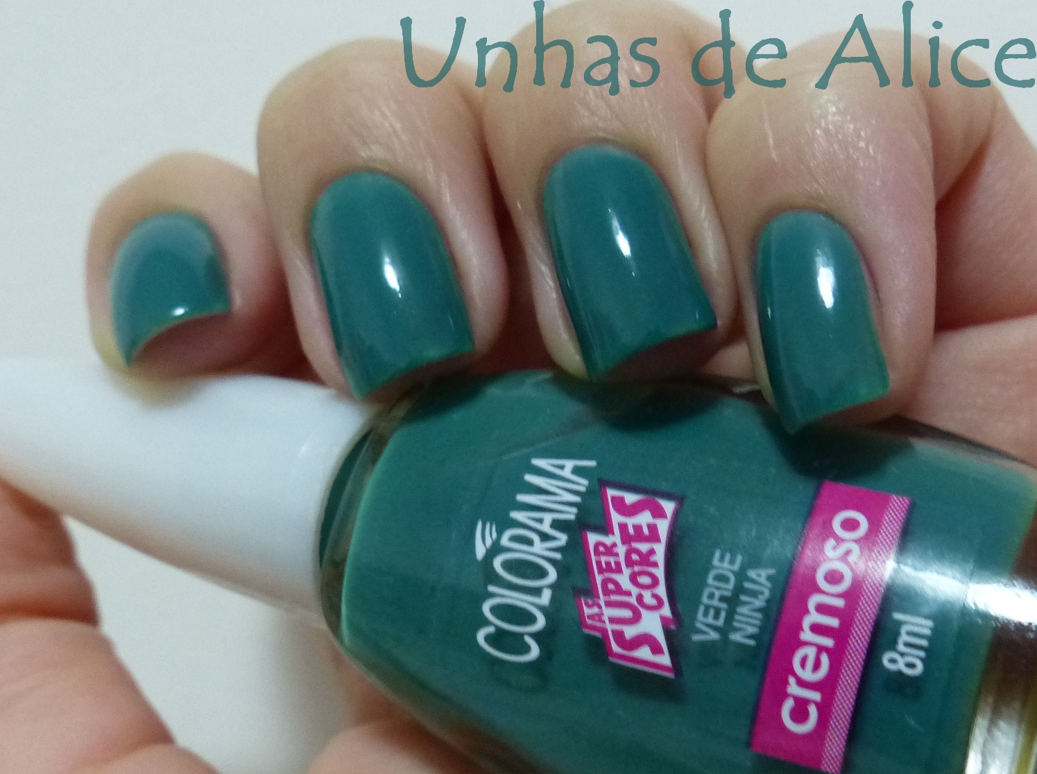 Unhas de Alice: Verde Nijna - Colorama + Party - DNA