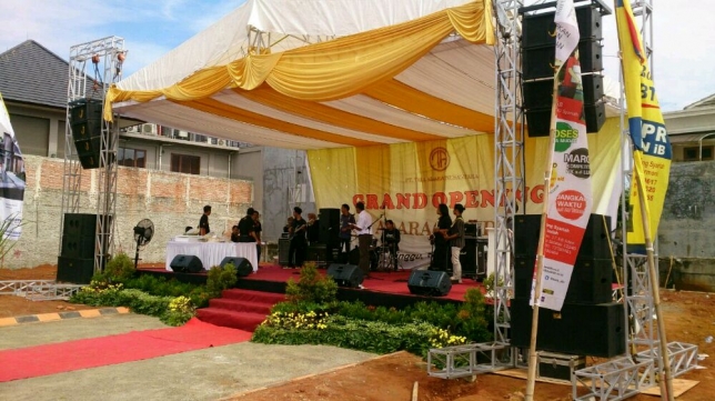 Panggung rigging 10 x 6 - jual panggung rigging aluminium