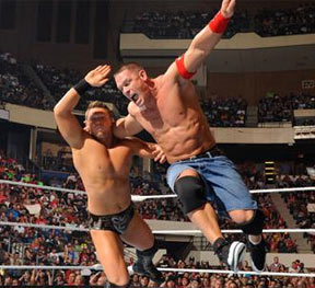 WWE In live!!!!: JOHN CENA & ALEX RILEY vs THE MIZ & R-TRUTH