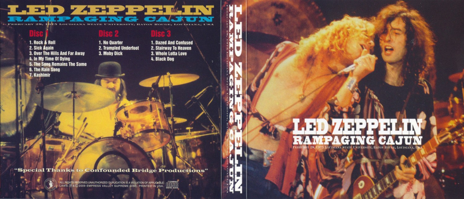 Bootradr's Blind Boot Blog: Led Zeppelin: 1975-02-28 Baton Rouge, LA ...