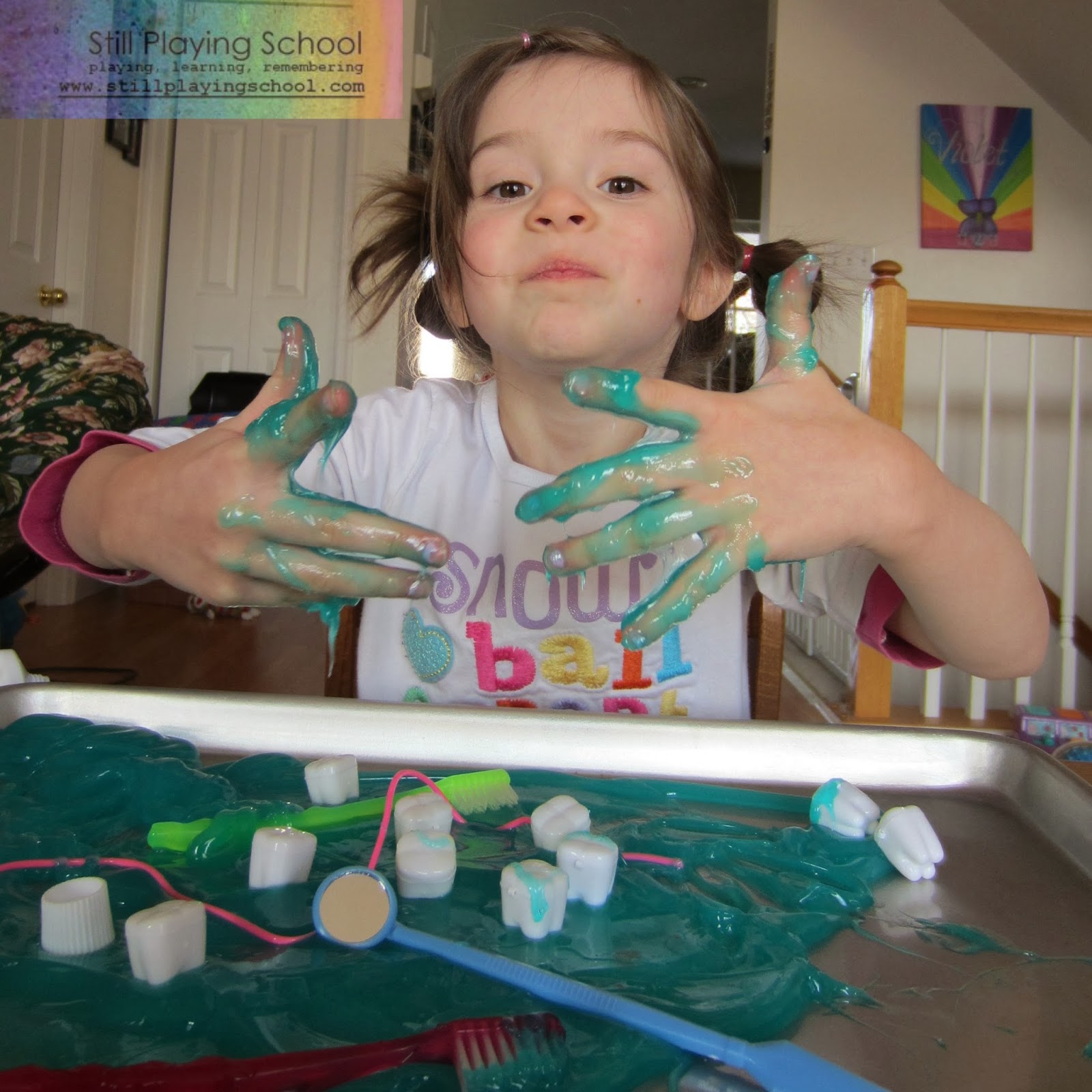 Dental Health Month Sensory Play | Still Playing School