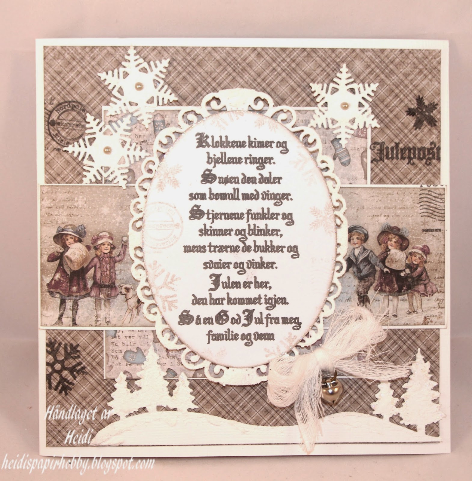 Design Team for North Star Design og Engros: Julekort i grått og hvitt