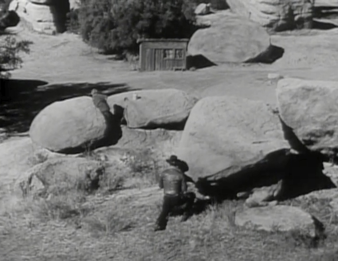 Iverson Movie Ranch: Built at Iverson: Lone Ranger Rock Shed
