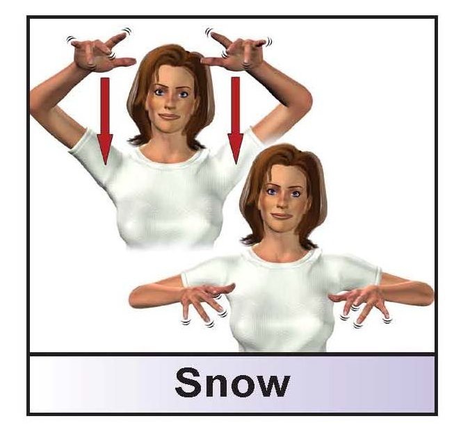 HearMyHands ASL: Letter of the Week: S (S is for SNOW )